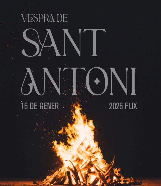 Fogueres de Sant Antoni a Flix - Festes Catalunya